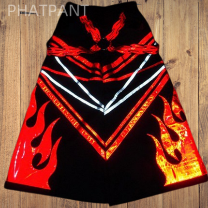 PHATTPANT phat pants rave gear reflective dance wear reflector trouser